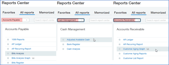 Sage Intacct – Reporting & Dashboards