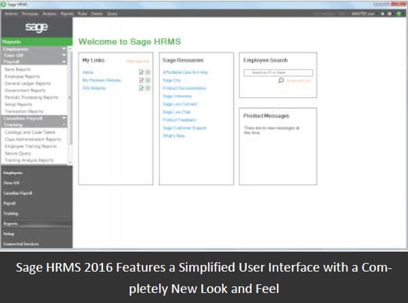What's New in Sage HRMS 2016