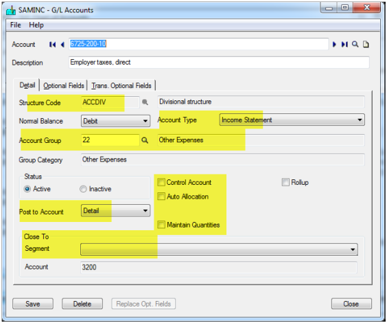 Sage 300 ERP Chart of Accounts: Enterprise vs. Small Business